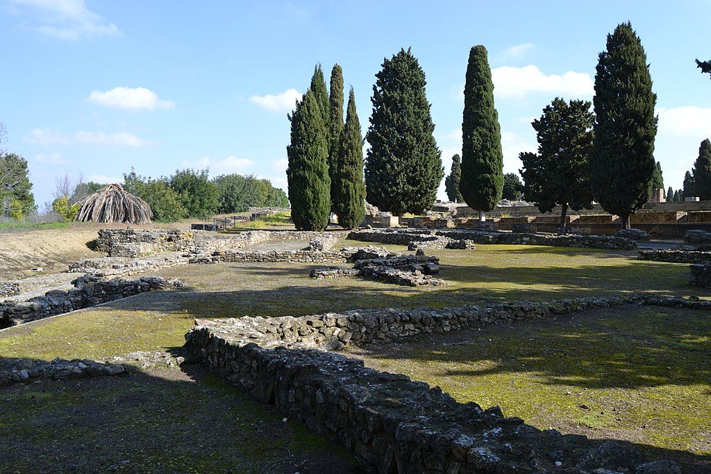 Italica à Séville, ruine romaine d'une ville d'empereurs