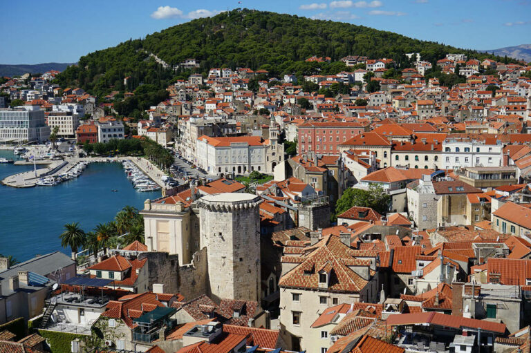 Palais de Dioclétien et vieille ville de Split